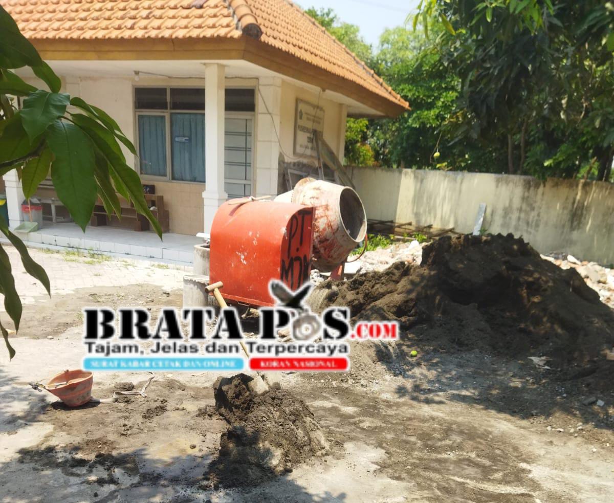 Di Duga Memakai Material Non SNI Rehab Gedung Pustu Terik Kecamatan ...