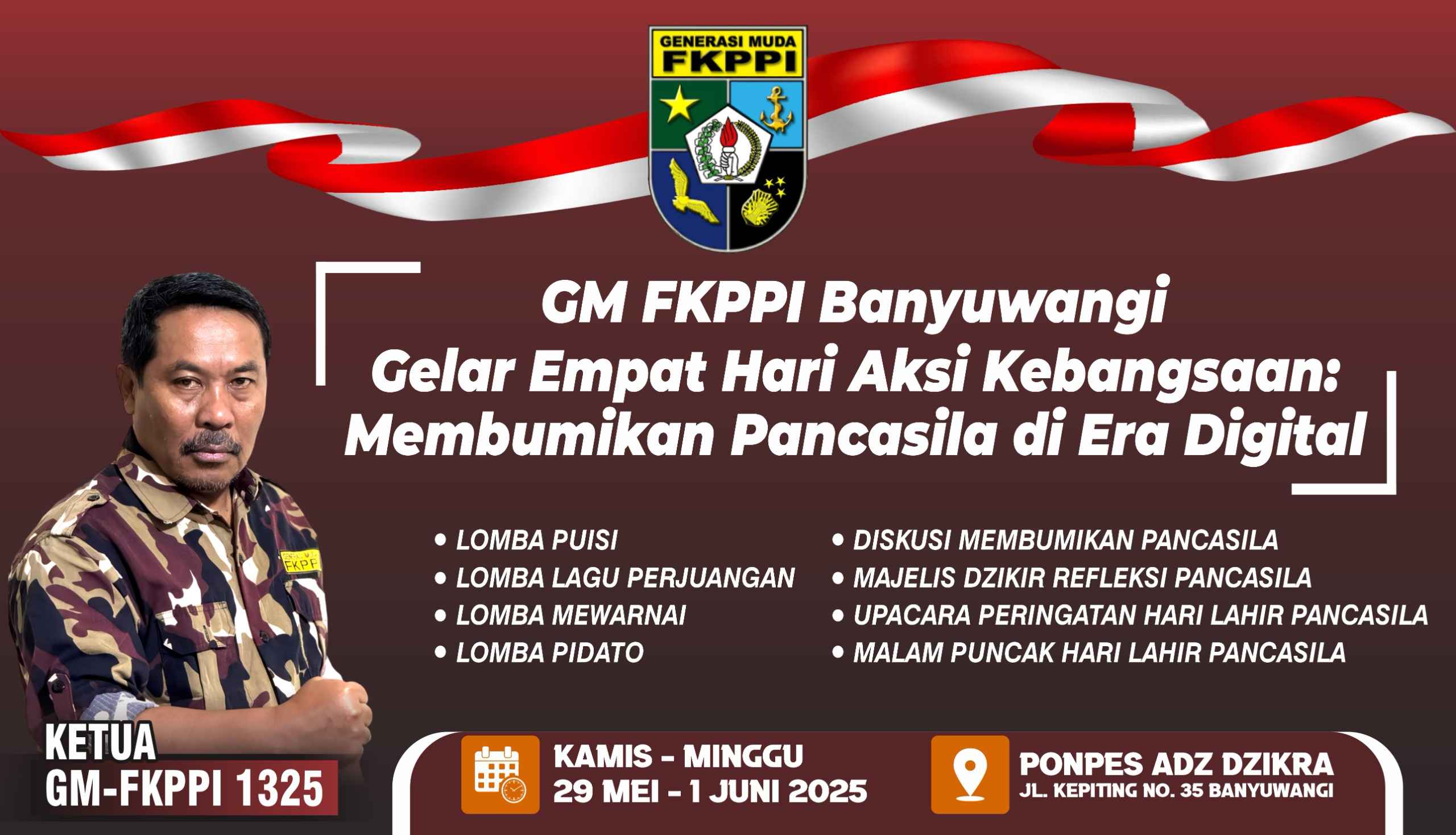GM FKPPI Banyuwangi Gelar Empat Hari Aksi Kebangsaan, Membumikan ...