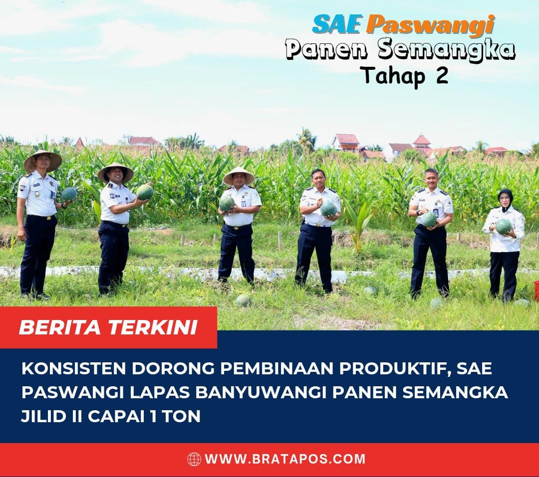 Konsisten Dorong Pembinaan Produktif, SAE Paswangi Lapas Banyuwangi ...