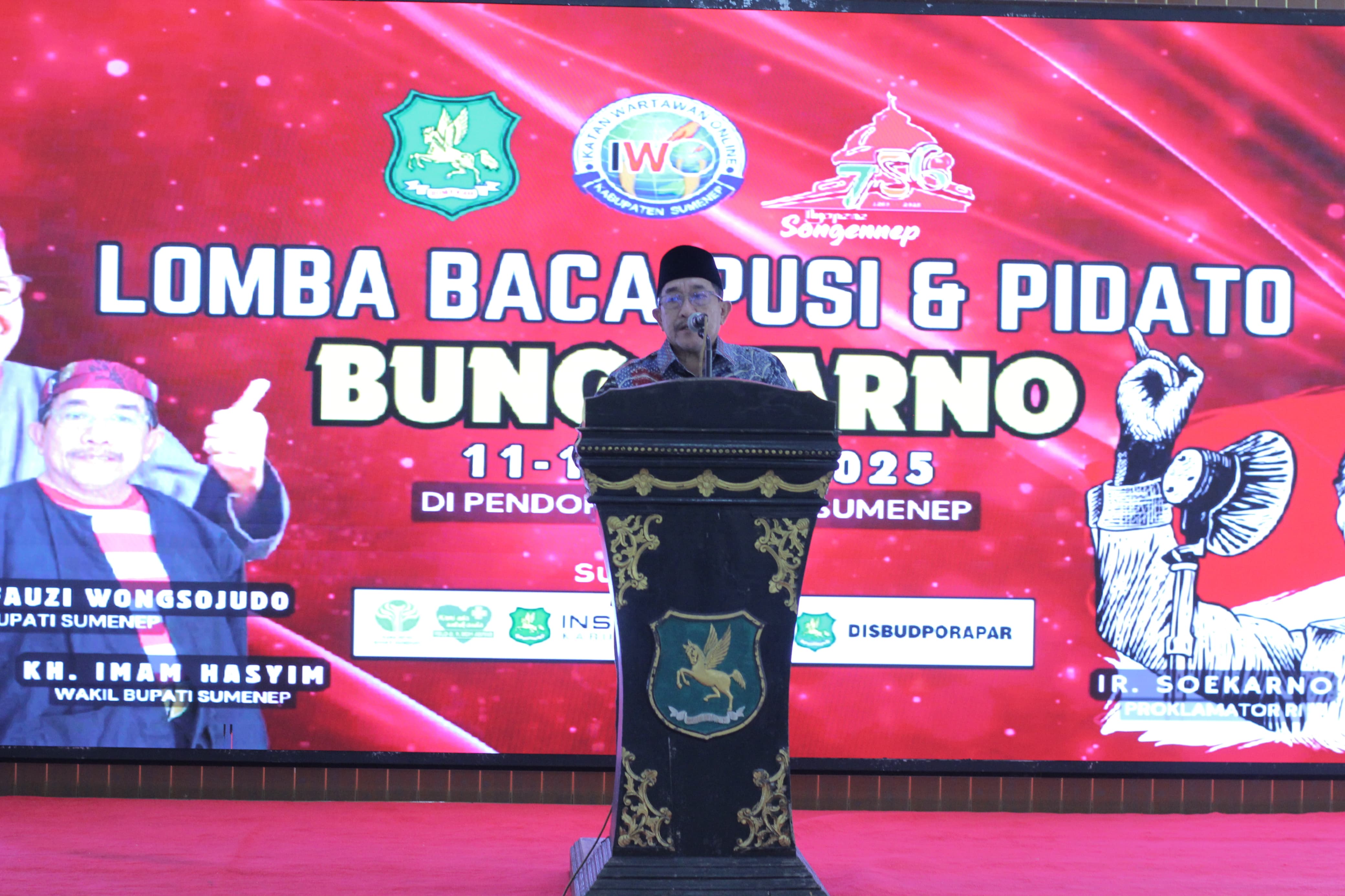 Lomba Baca Puisi dan Pidato Gaya Bung Karno 2025 se Madura Dibuka ...