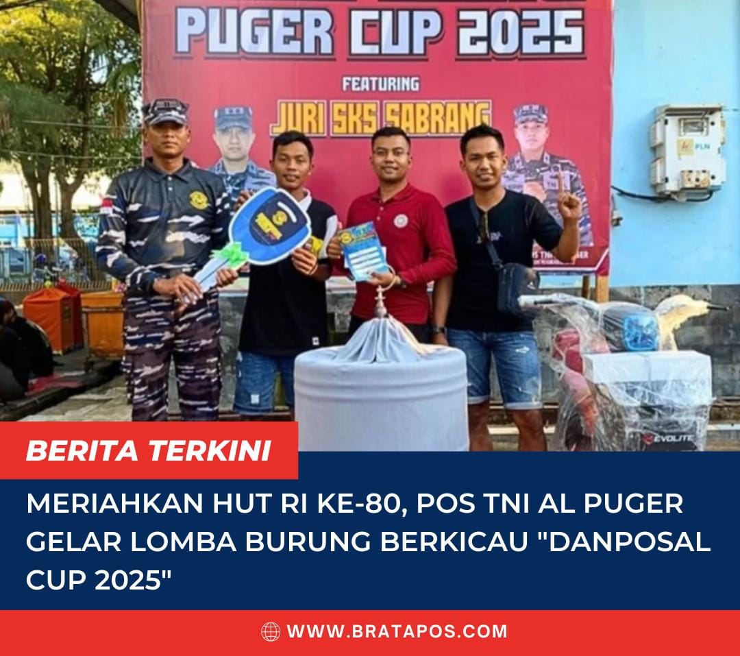 Meriahkan HUT RI ke-80, Pos TNI AL Puger Gelar Lomba Burung Berkicau ...